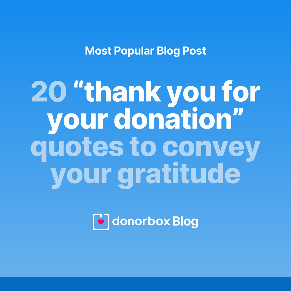 Thank You For Your Donation Quotes