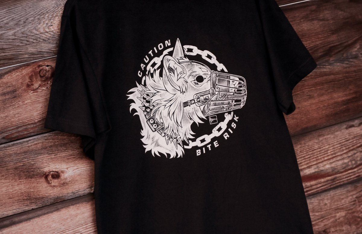 「BITE RISK shirts & stickers are up 🔗 in bio」TERRIBLE ANIMALの漫画