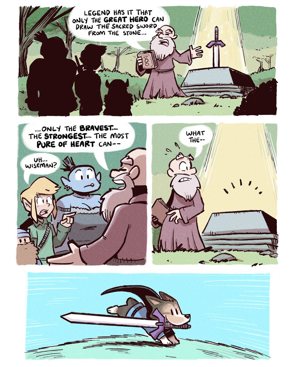 「The legends were true! 」Sam Loganの漫画