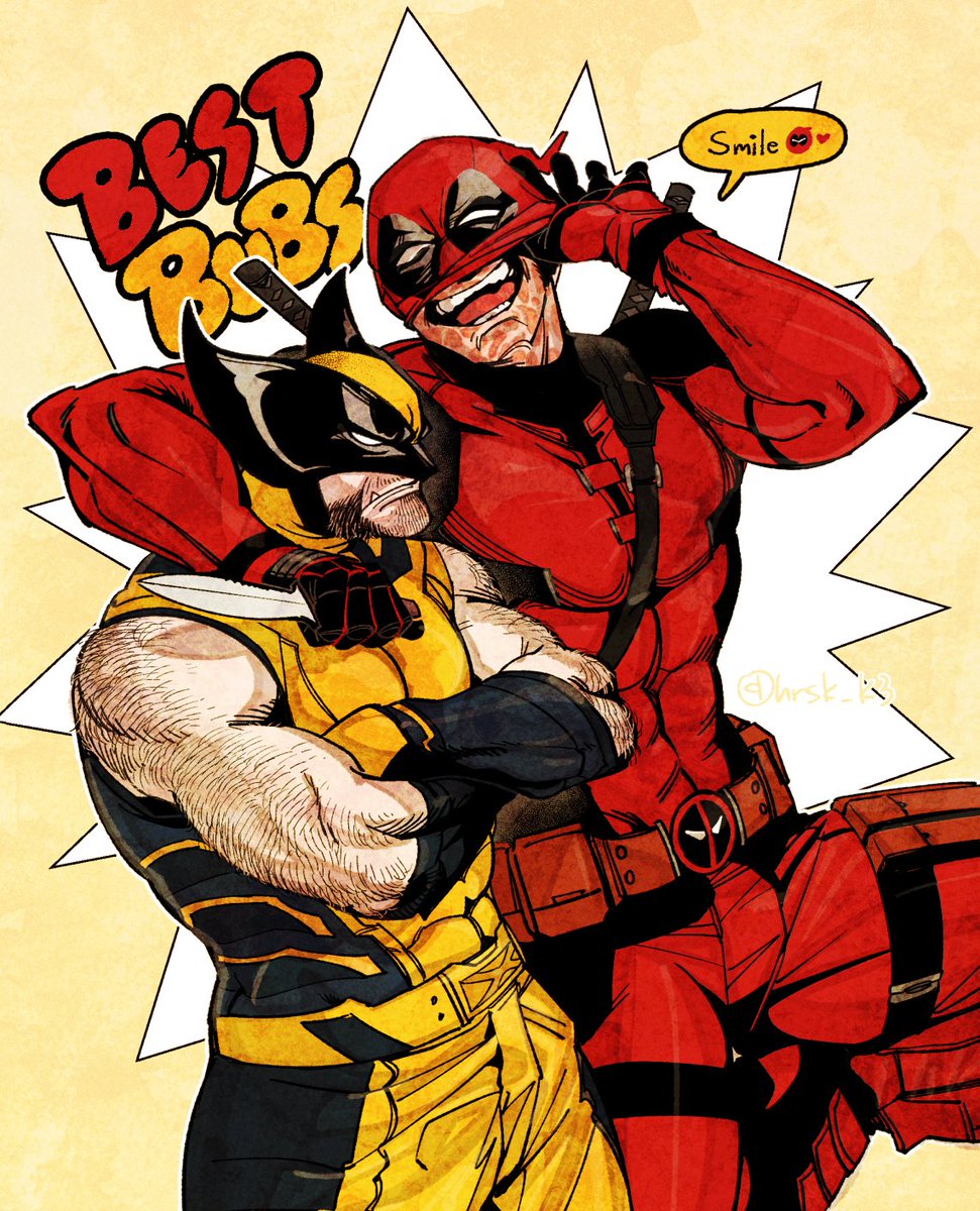 「コミックサイズ BEST BUBS#DeadpoolandWolverine 」|⭕比ら坂のイラスト