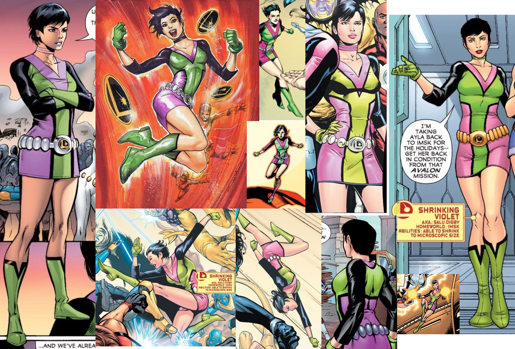 Shrinking Violet Superhero Shrinking Violet