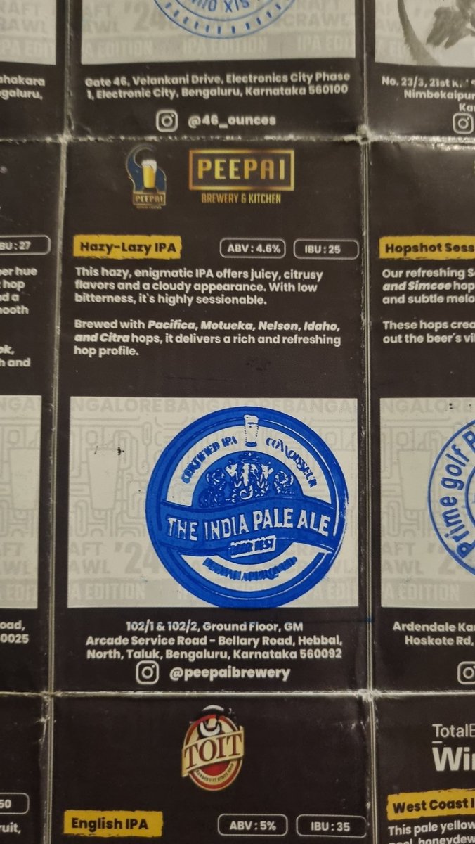 Visited 20 breweries over 16 days on the Bangalore Craft crawl, 2024 ...
