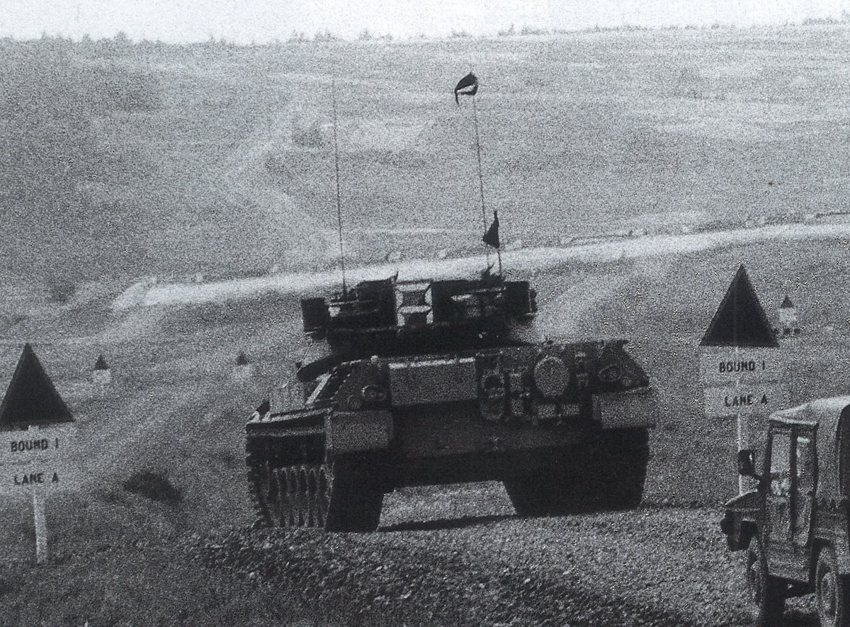 🇧🇪Leopard 1BE (Leopard 1A2 with SABCA's Colbelda FCS) tanks in CAT'87