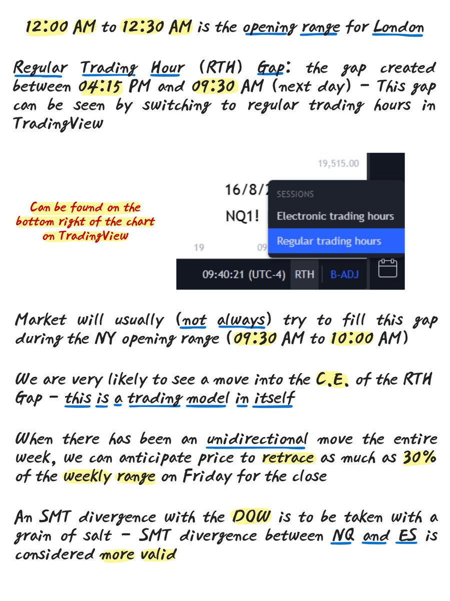 ICT 2024 Mentorship Lecture #5 Notes / Key Points 🧵 Like-Retweet ...