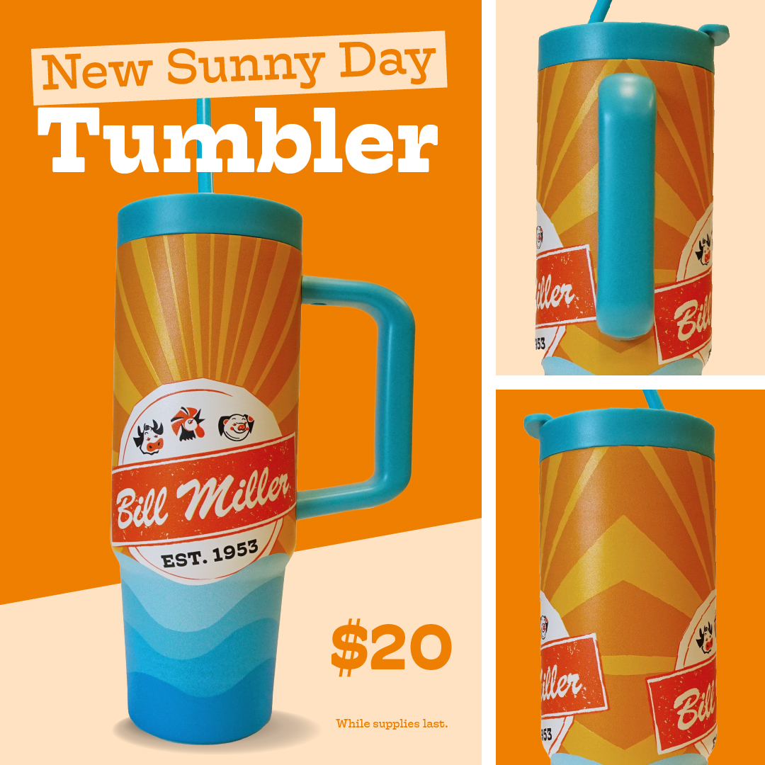 Bill Miller Logo Tumbler Bill Miller