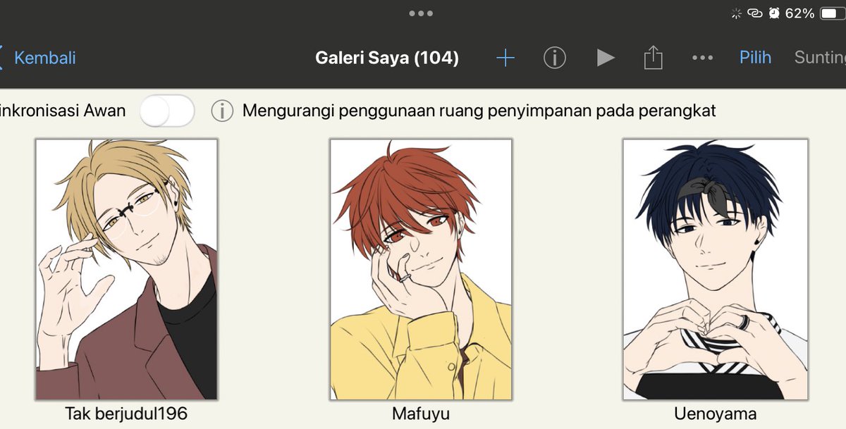 「Lirikan matamu」yuzuの漫画