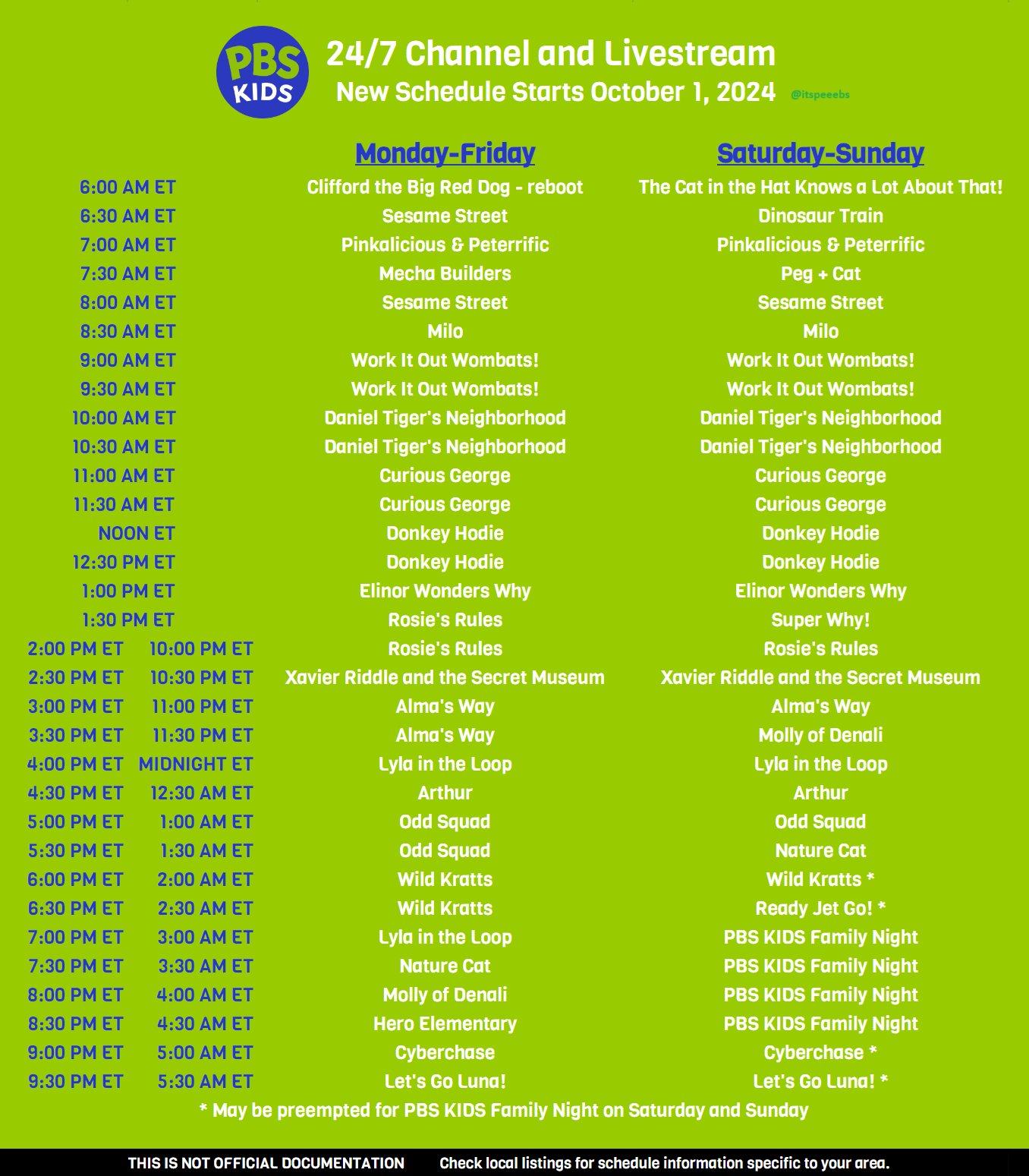 Pbs Kids 2001 Shows Peeebs With 3 E's On X: "Here Is A Look At The