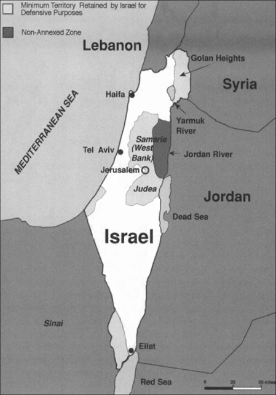 1967 Israel Borders Versus Today