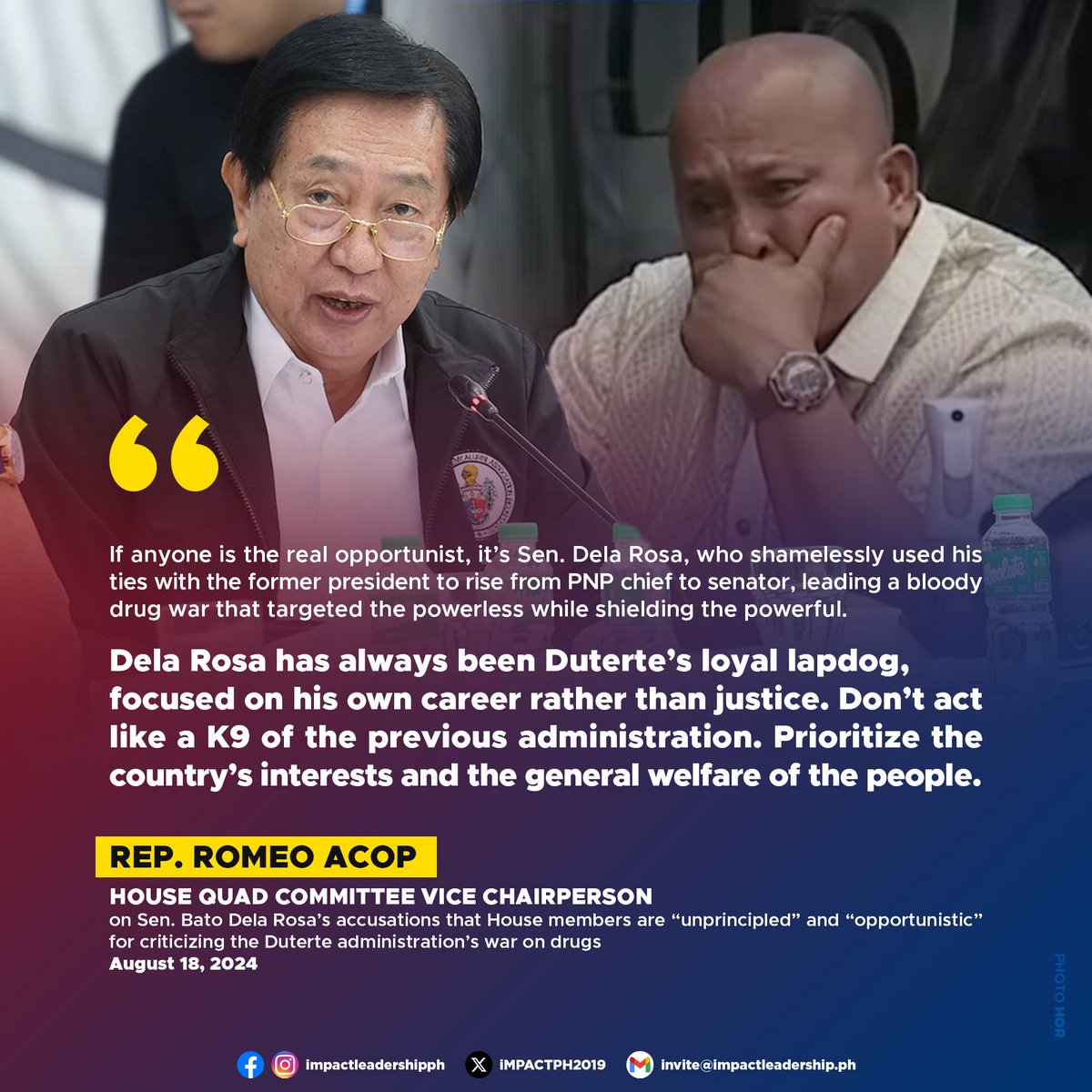 Bato Quotes IMPACT Leadership On X: "'MERON BA SIYANG PINATAY?'