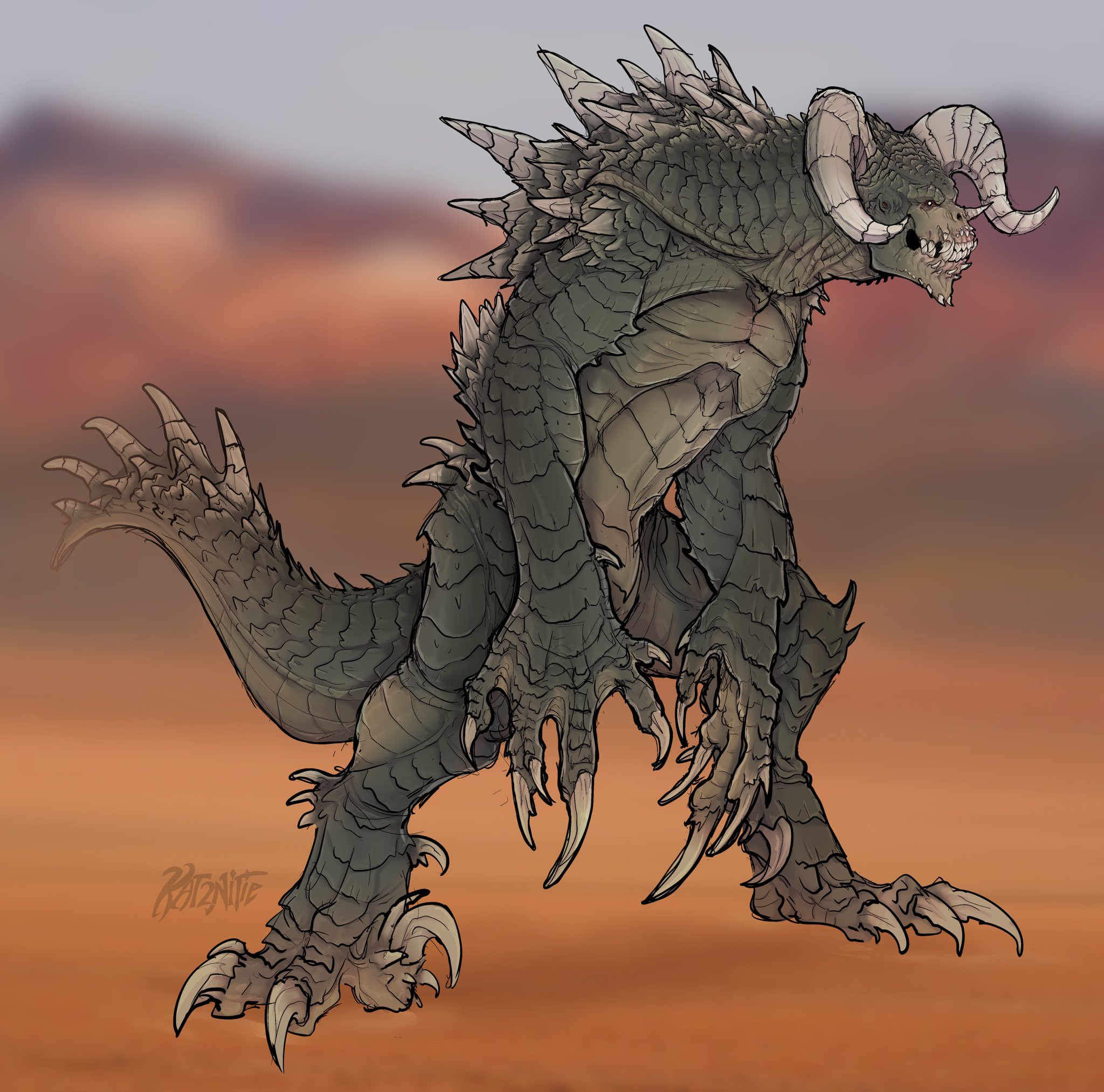 Deathclaw Concept Art