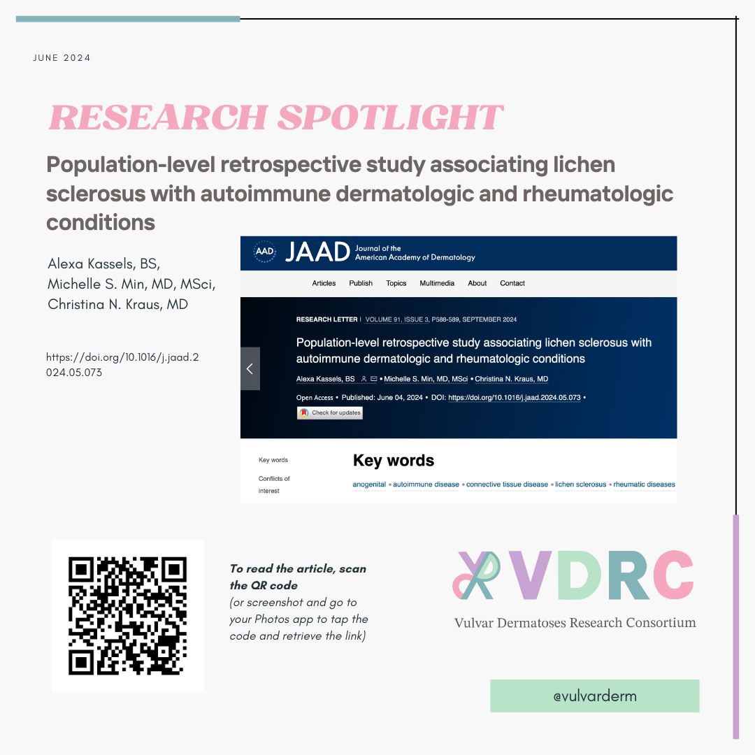 Vulvar Dermatoses Research Consortium (VDRC) (@vulvarderm) / Posts / X