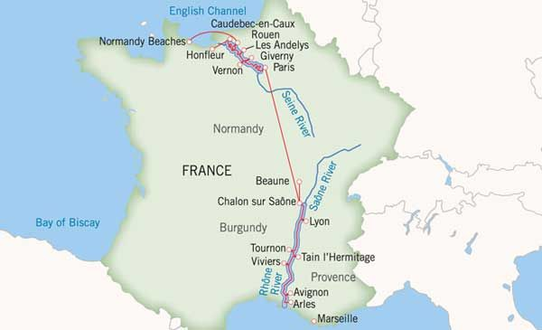 River Seine Map France River Cruises 2024 & 2025 | Cruises To Paris