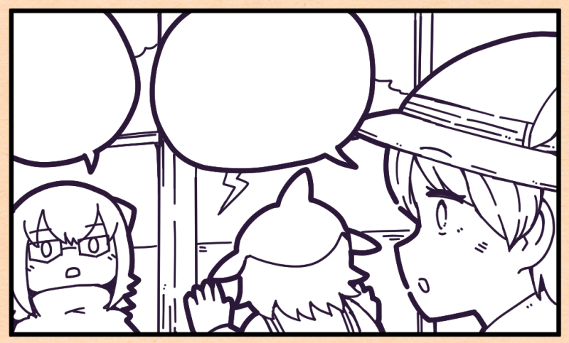 「ひさびさに漫画描いてるところ」沼底なまず＠C106日曜西さ-52aの漫画