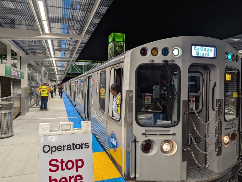 Cta Green Line Rail News CTA Completes Upgrades At Four Stations.