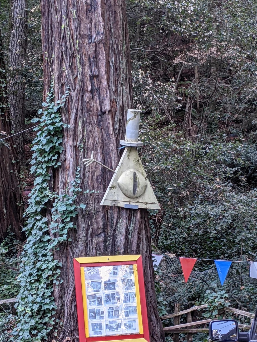 Broken Bill Cipher Statue