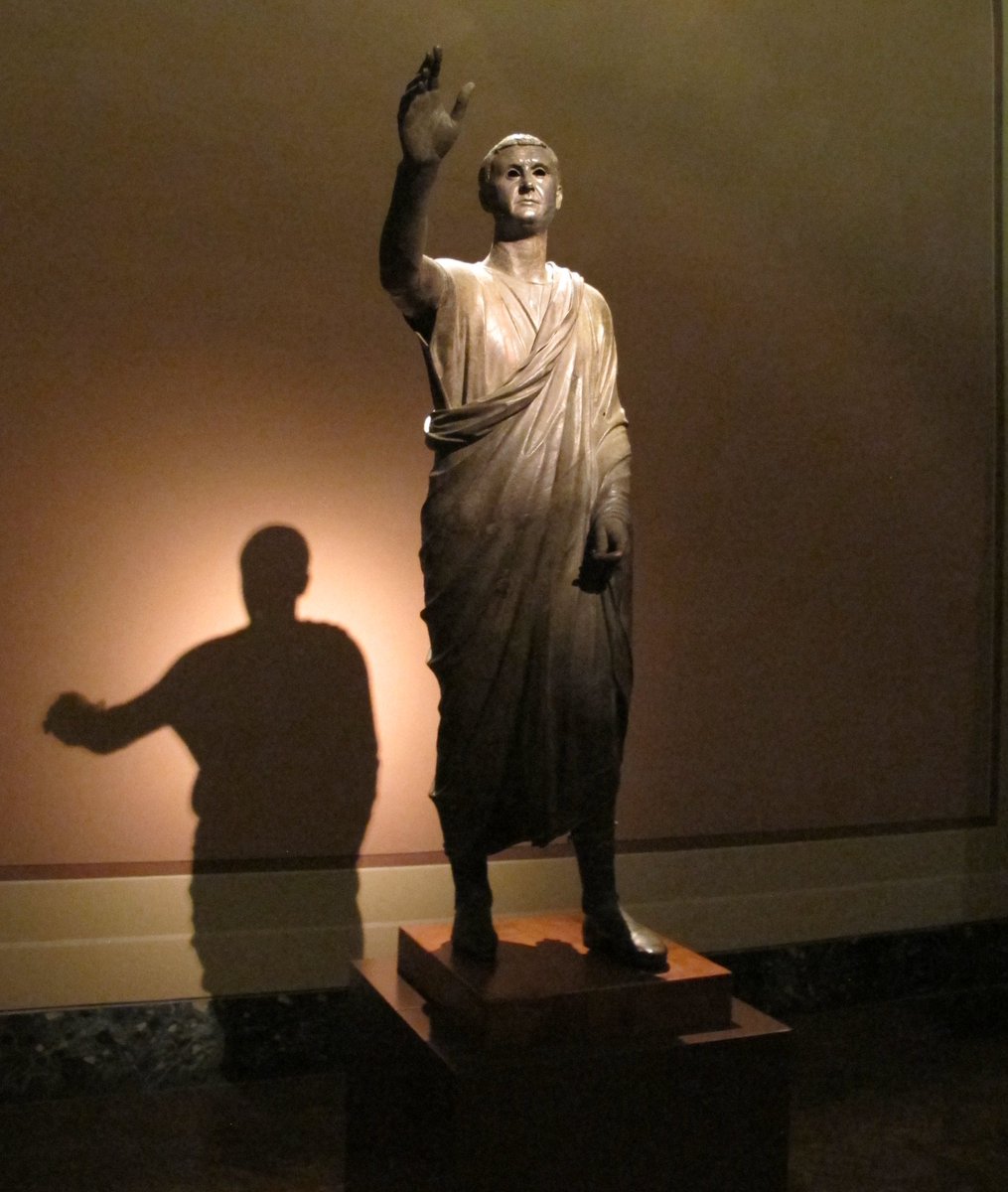 Statue of an Etruscan man named Aule Metele. It's one of those names ...