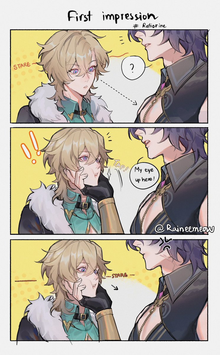 「First meet 👀 -------- Thank for reff: @.KureNaiZ1 👇👇👇 」 𝑹𝑨𝑰𝑵𝑬𝑬 | CA9 :: A19-20の漫画