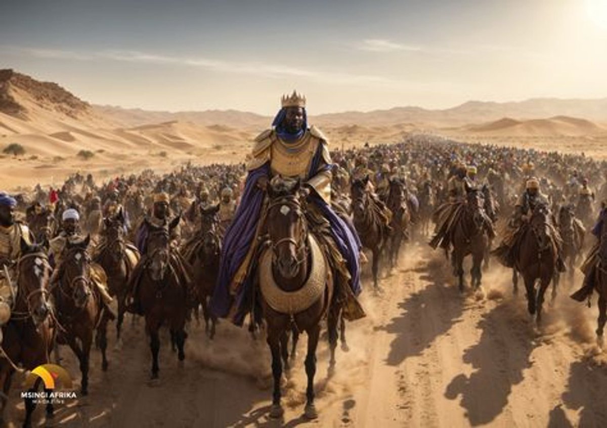 This is Mansa Musa. Even when adjusted for inflation, he is still ...