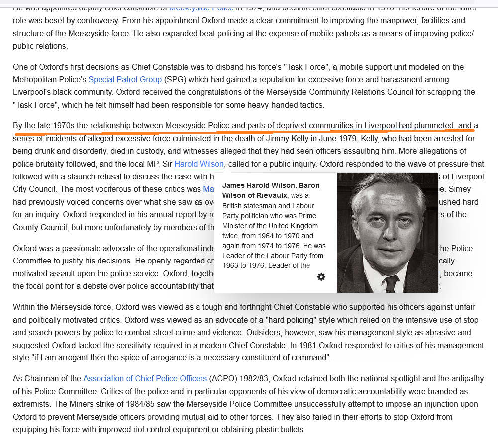 "Detective Chief Inspector Kenneth Oxford, of Southwark police, took ...