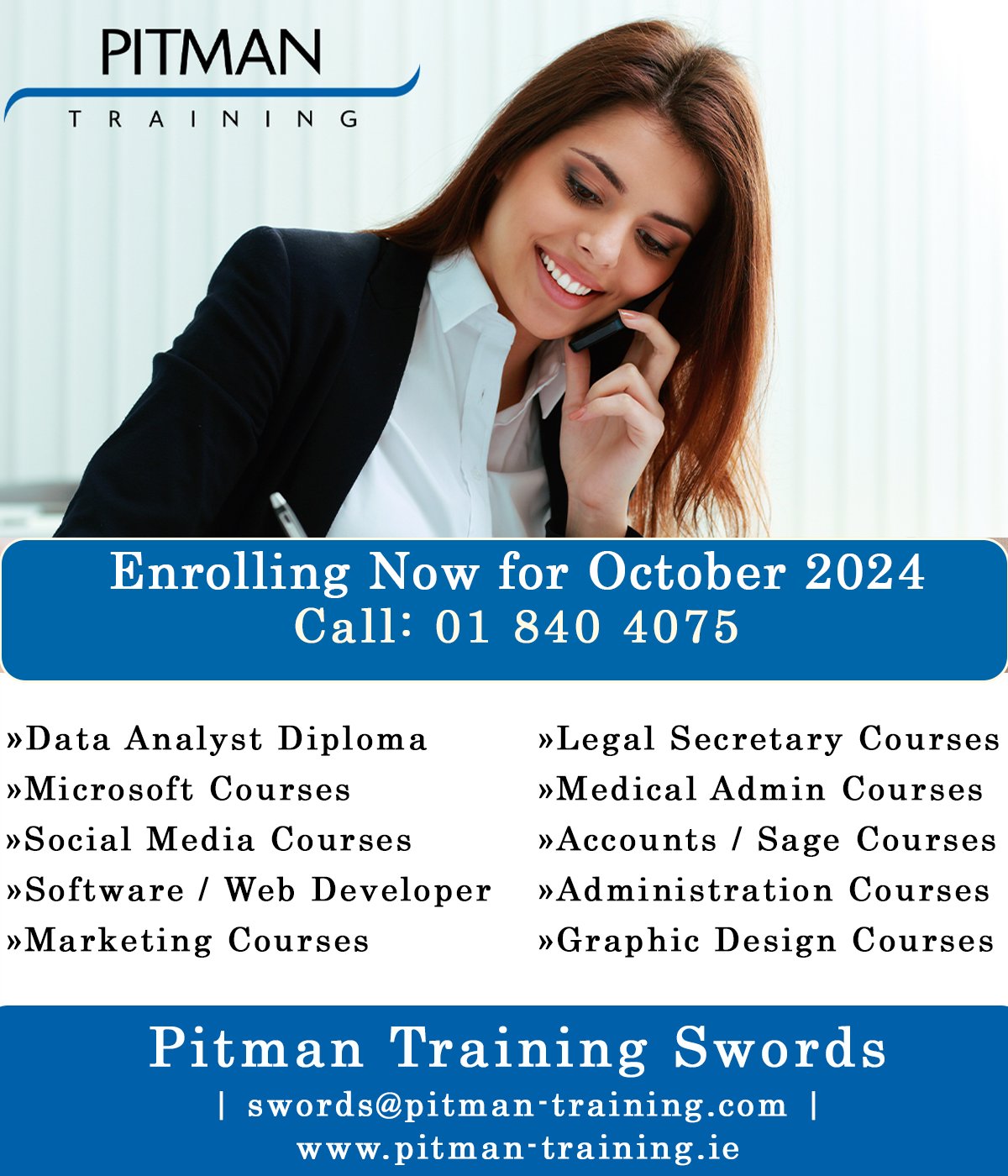 Pitman Training Logo Pitman Training | Training & Jobs In Ireland