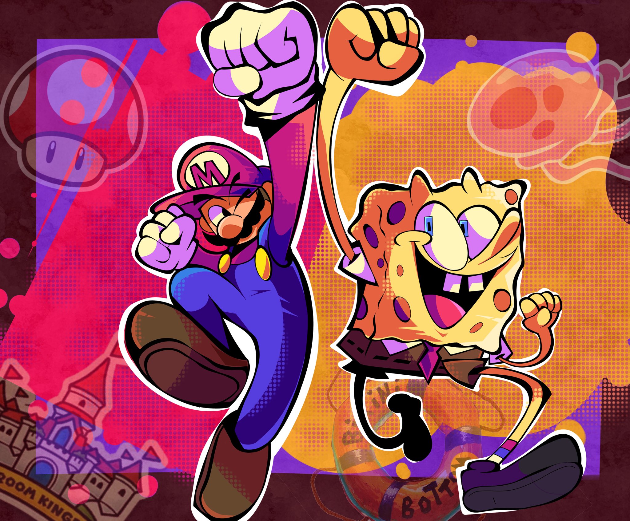 Spongebob Versus Mario