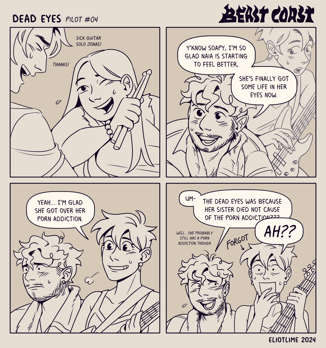 「I hesitate to post this one cause I got absolutely dogged on」Eliot 🩻の漫画