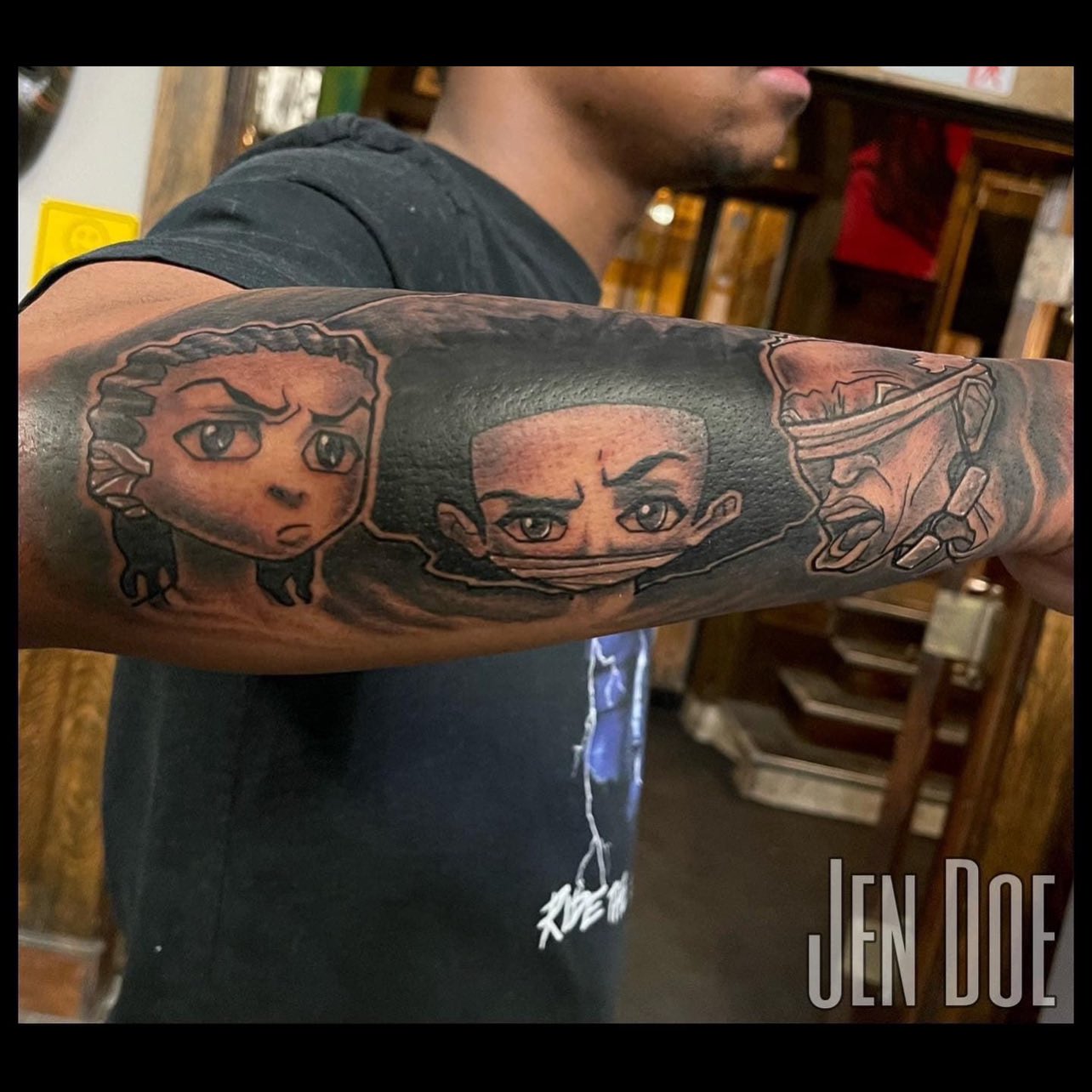 Riley boondocks tattoo - Bronctattooaus.com