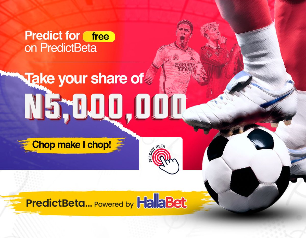 You want to win money by predicting FREE, @PredictBeta is calling you ...