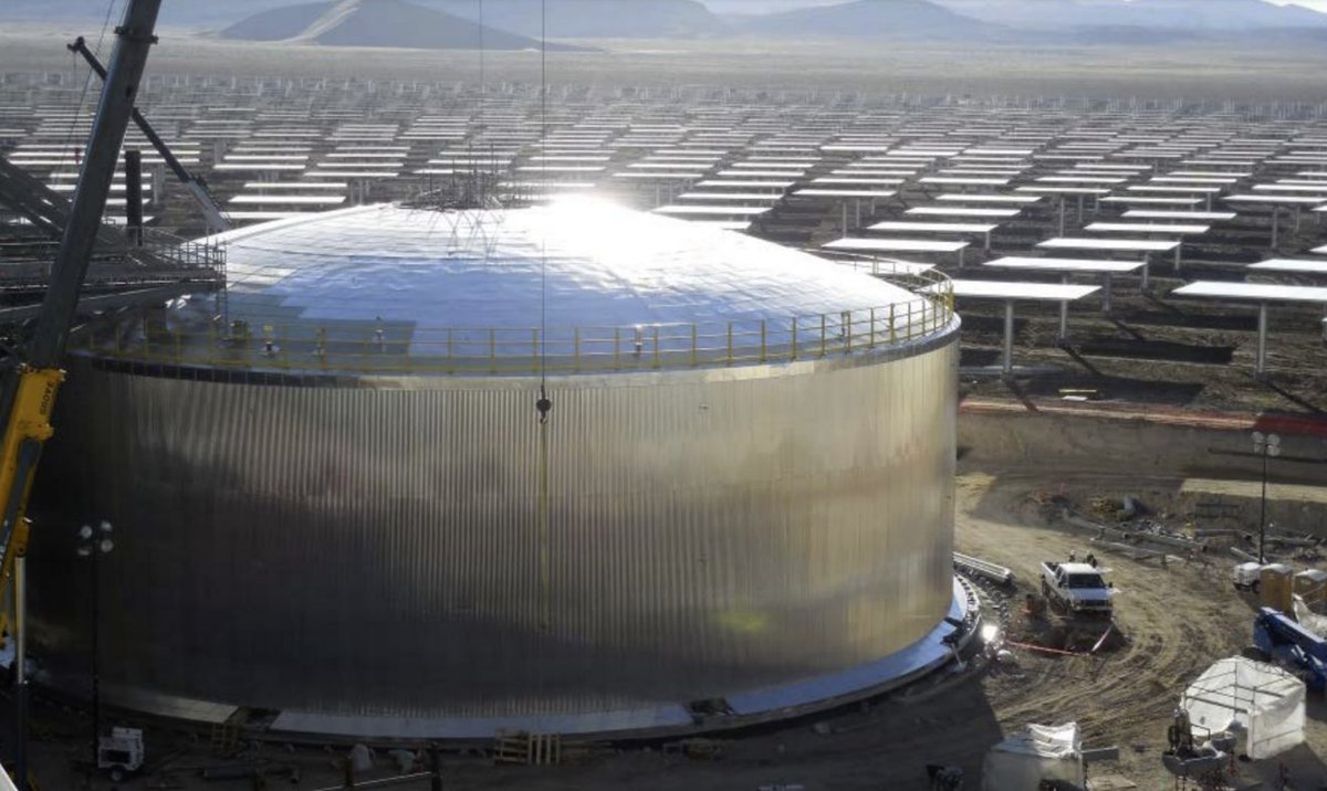 A mote in the eye of God. This is the Noor concentrated solar plant in ...