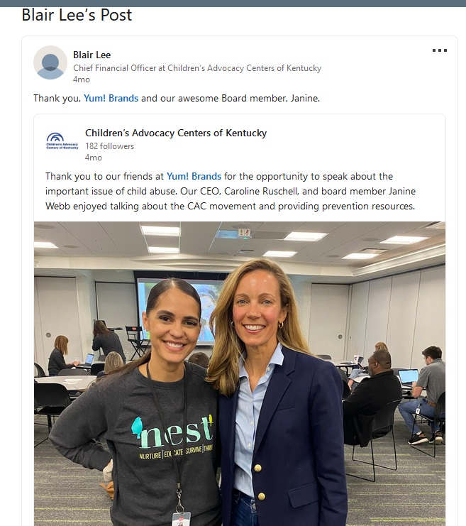 Andrew and Tristan Tate's sister Janine Tate Webb - Corporate Counsel ...