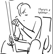 「he's normal 」saba sabatonの漫画