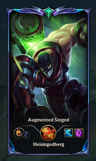 Augmented Singed Wallpaper The Grind Was All For This Useless Skin