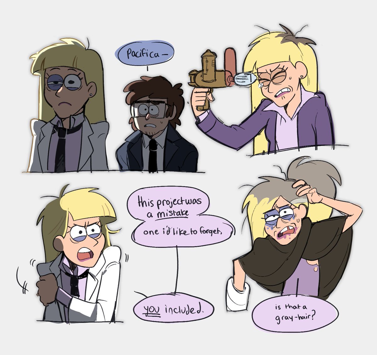 「#fiddauthor thx 4 the prompt 」Audieの漫画