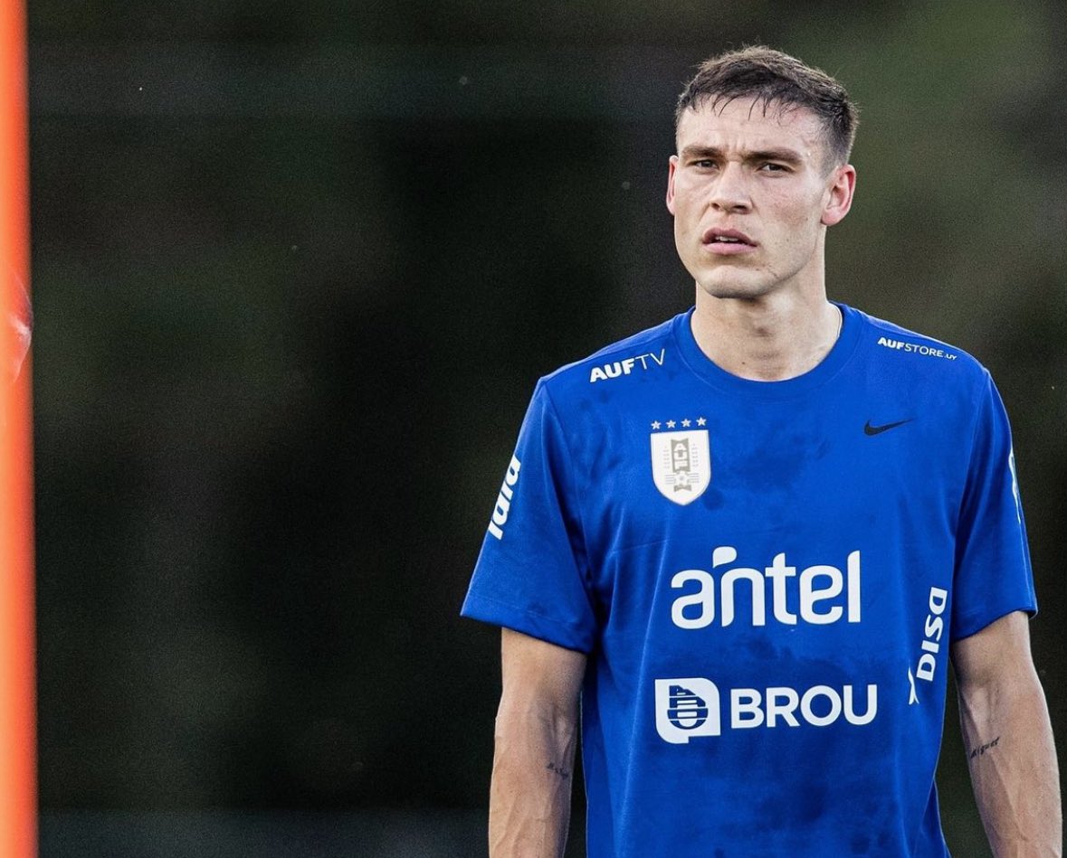 🔴🇺🇾 Manuel Ugarte starts for Uruguay tonight in his first official ...