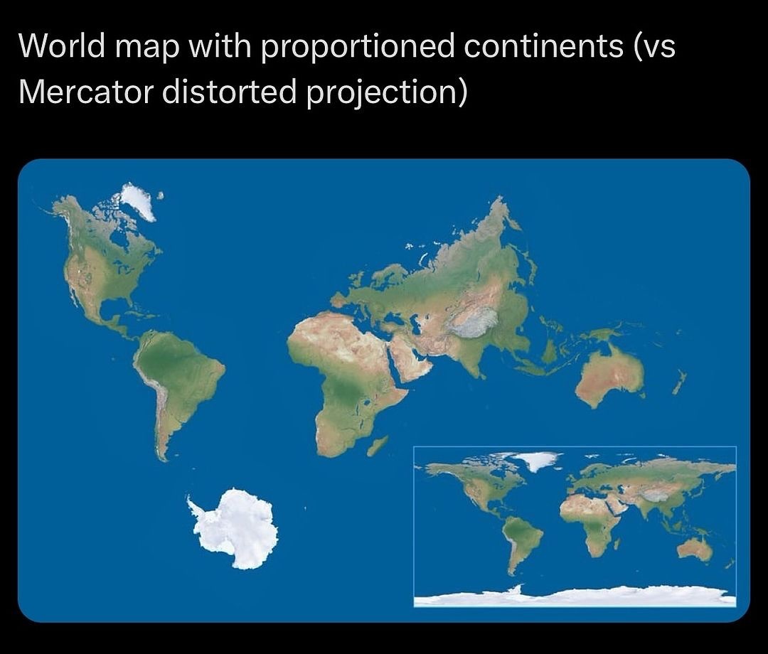 World Map 2024 Continents