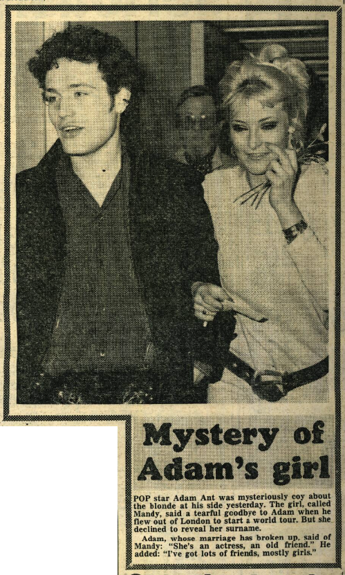 Celebrity Girlfriends Adam Ant