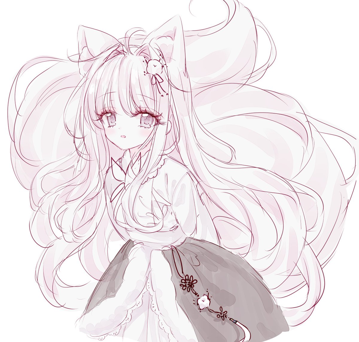 「もふもふぽよぽよ 暖かい尻尾。。 」|TANDOのイラスト