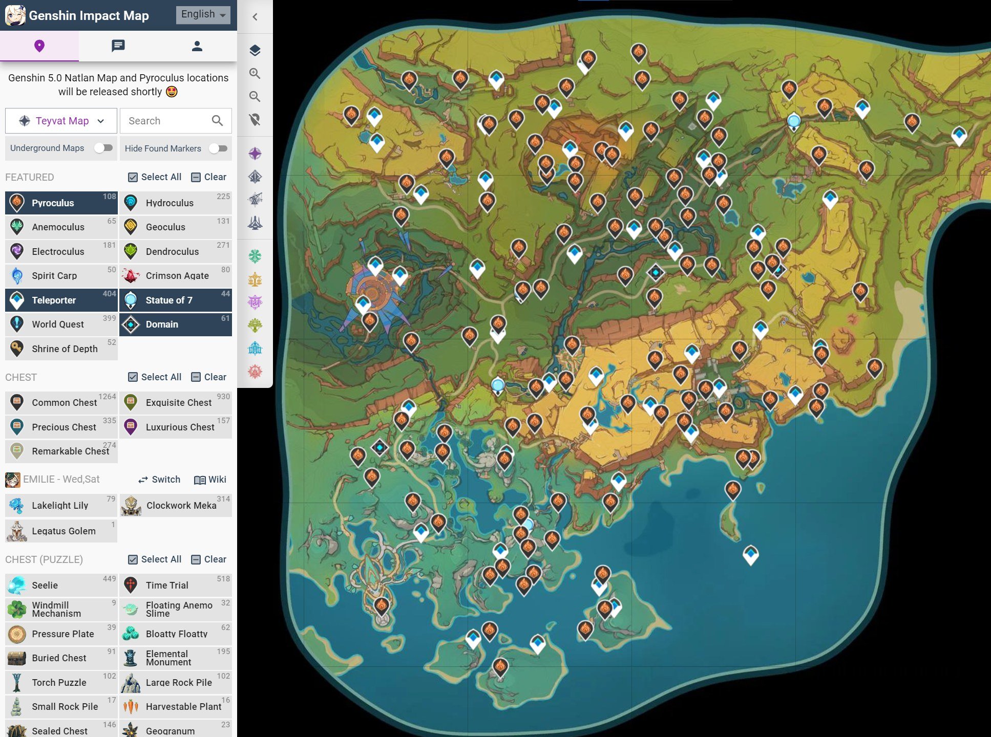 Genshin Impact Interactive World Map Genshin Impact Interactive Map