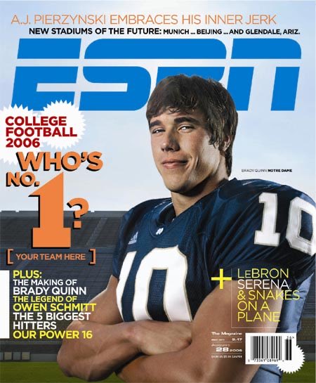 Espn Nfl Magazine Covers ESPN The Magazine | Covers 1 — Siung Tjia