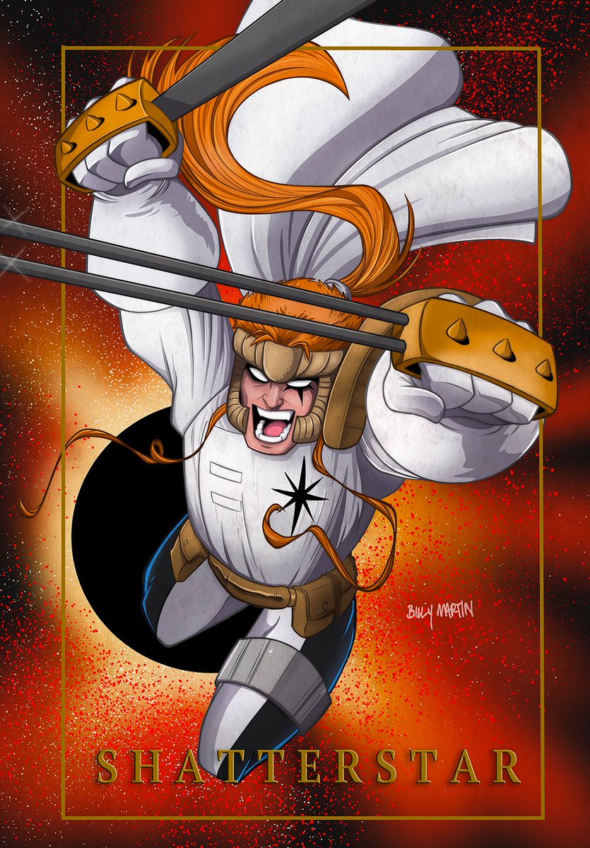 Shatterstar Marvel Card