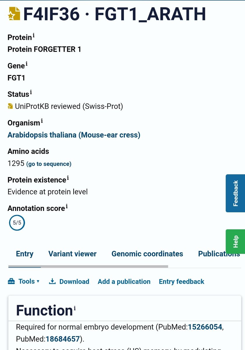 hmmm..product named:FORGETTER 1 pRoT☢️Ein=GeneFGT1 are relat&from ...