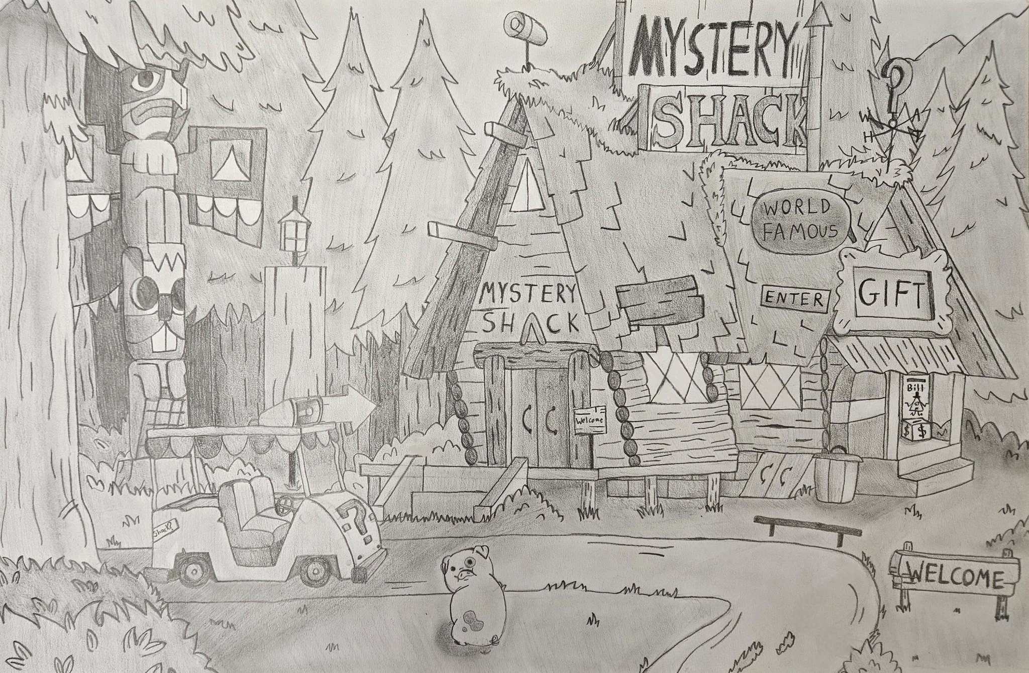 Easy Landscape Sketches Gravity Falls Web Roundup: J. P. Miller,