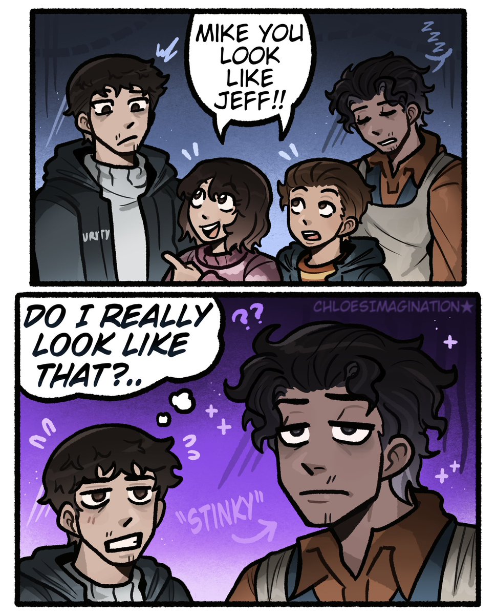 「Mike and FNAF into the pit Jeff are the same guy… 」ChloesImagination💫の漫画