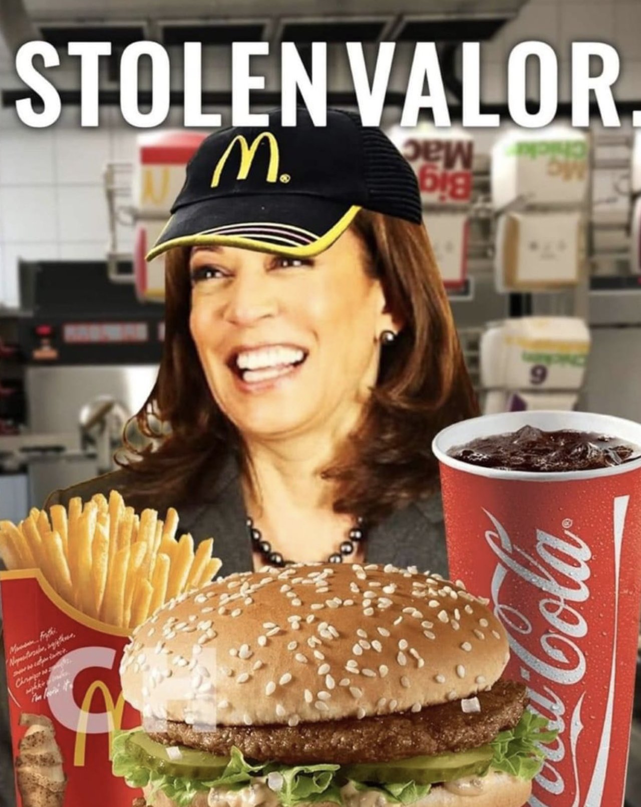 Alo Mcdonalds Memes Tim Young On X: "If Kamala Lied About Working At
