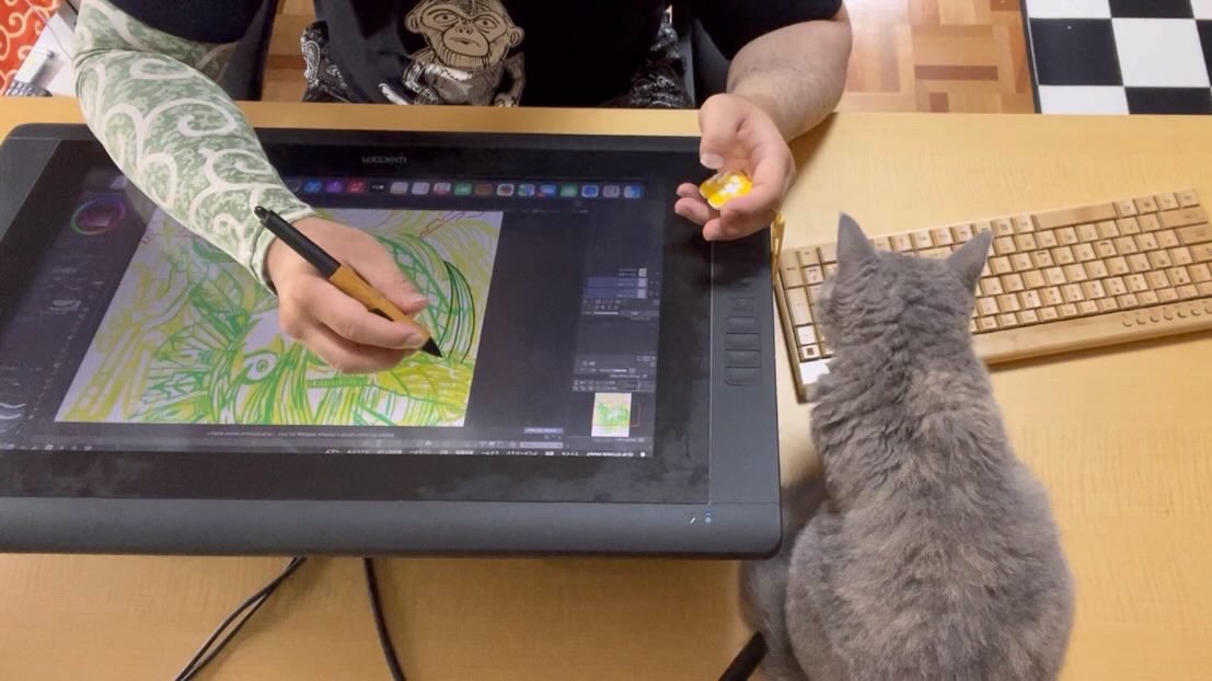 Wacom 張り替え Cintiq Pro 24 (葉車堂)木製グリップ Wacom 張り替え Cintiq Pro 24 (葉車堂)木製グリップ