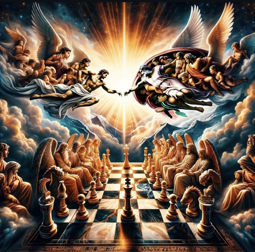 The Esoteric Symbolism of Chess 🧵♟️ Chess is known as the Royal Game ...