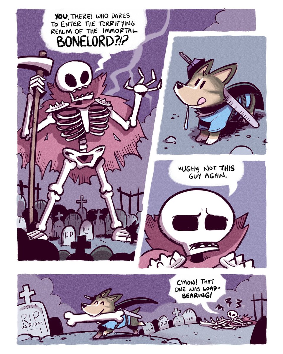 「Beware the Bonelord 」Sam Loganの漫画