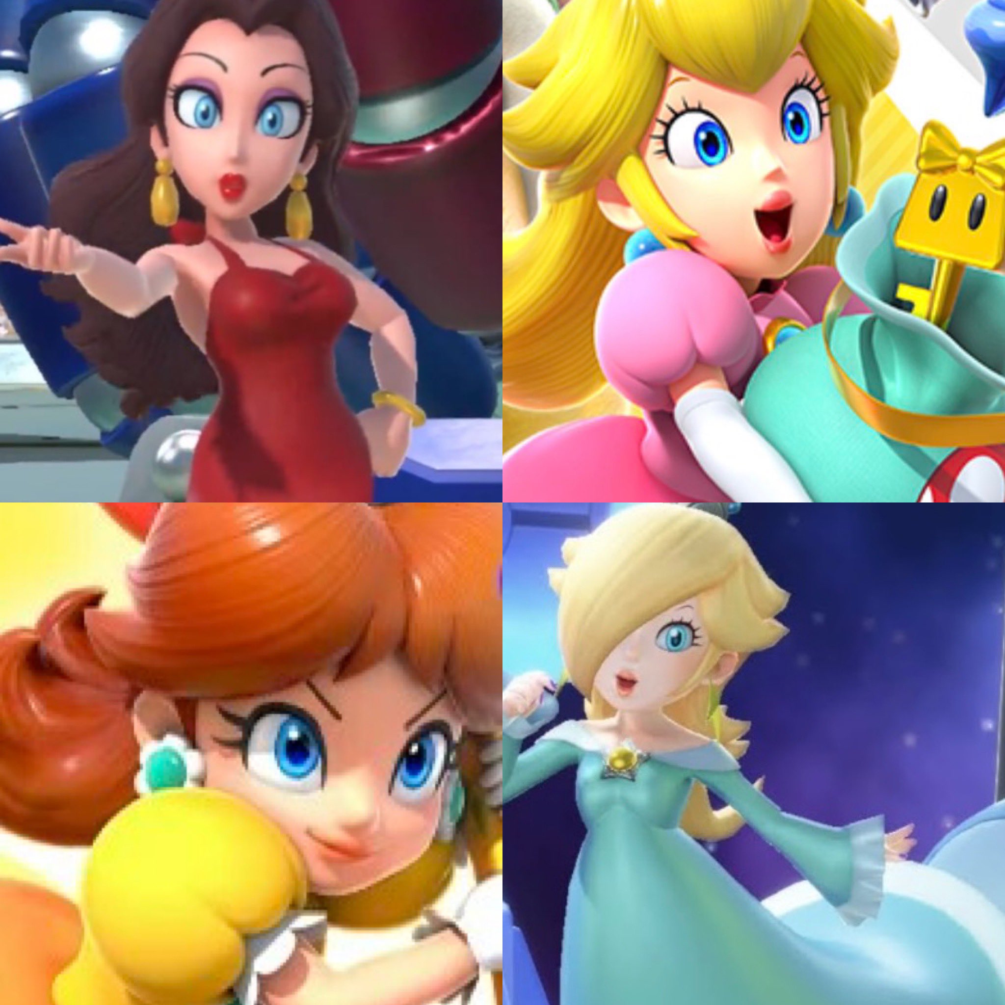 Pauline Mario And Peach Mario & Pauline