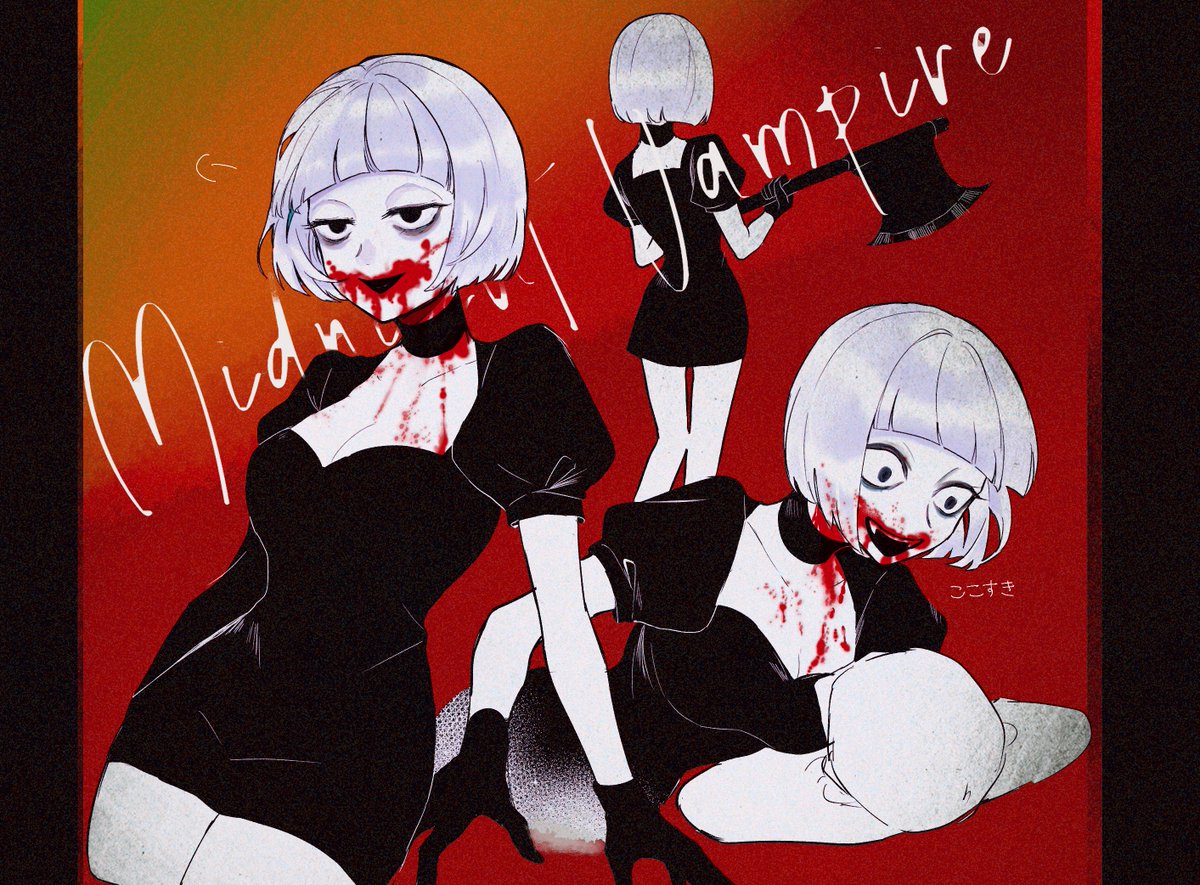 「Midnight Vampireファンアートです 」|はぎおしのイラスト