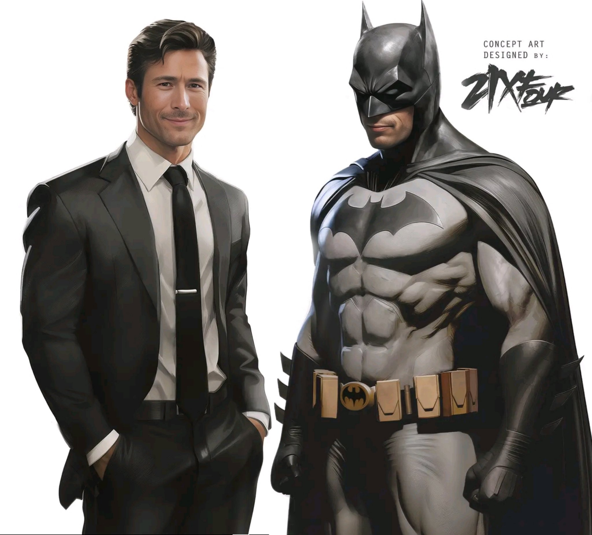 Glen Powell Batman MSN